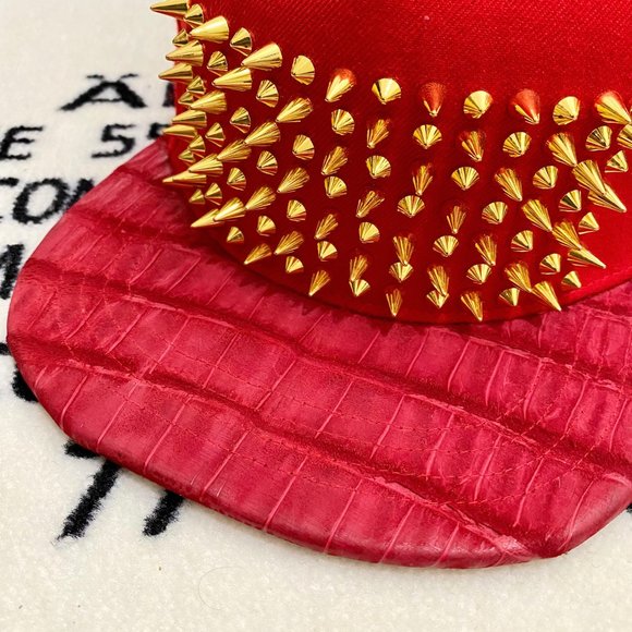 Michael Sa | Accessories | 85 Custom Red Croc Skin Strapback Hat | Poshmark